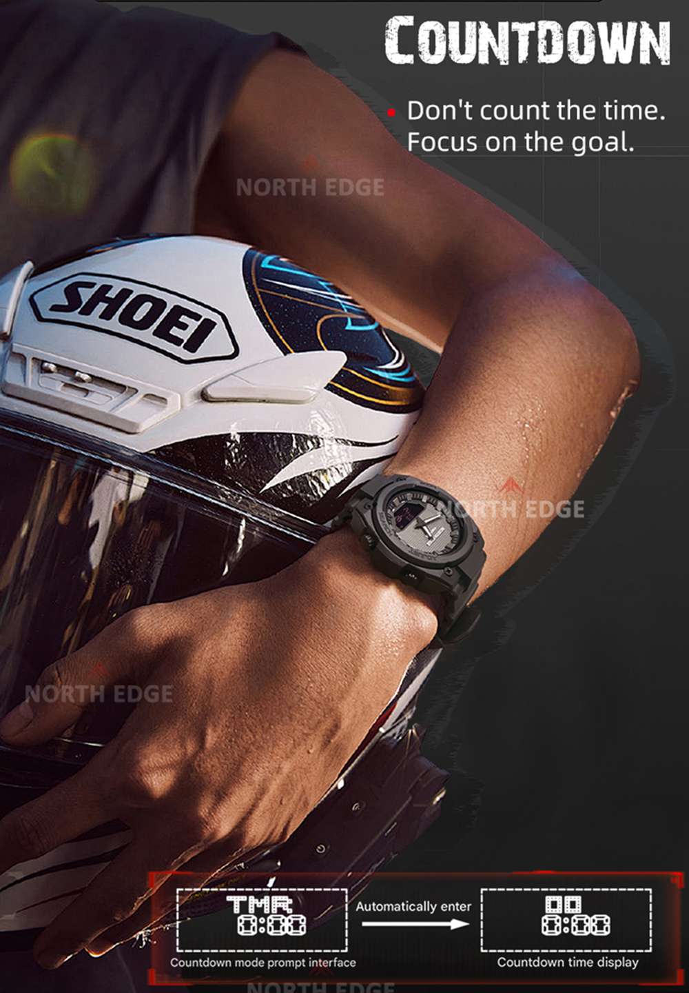 North Edge FORTRESS Outdoor Watch Combines Dual Display and Essential ...